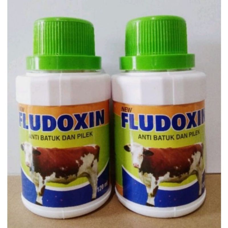 Jual Fludoxin Obat Anti Batuk & Pilek, Obat Anti Diare Hewan 120ml Sapi ...