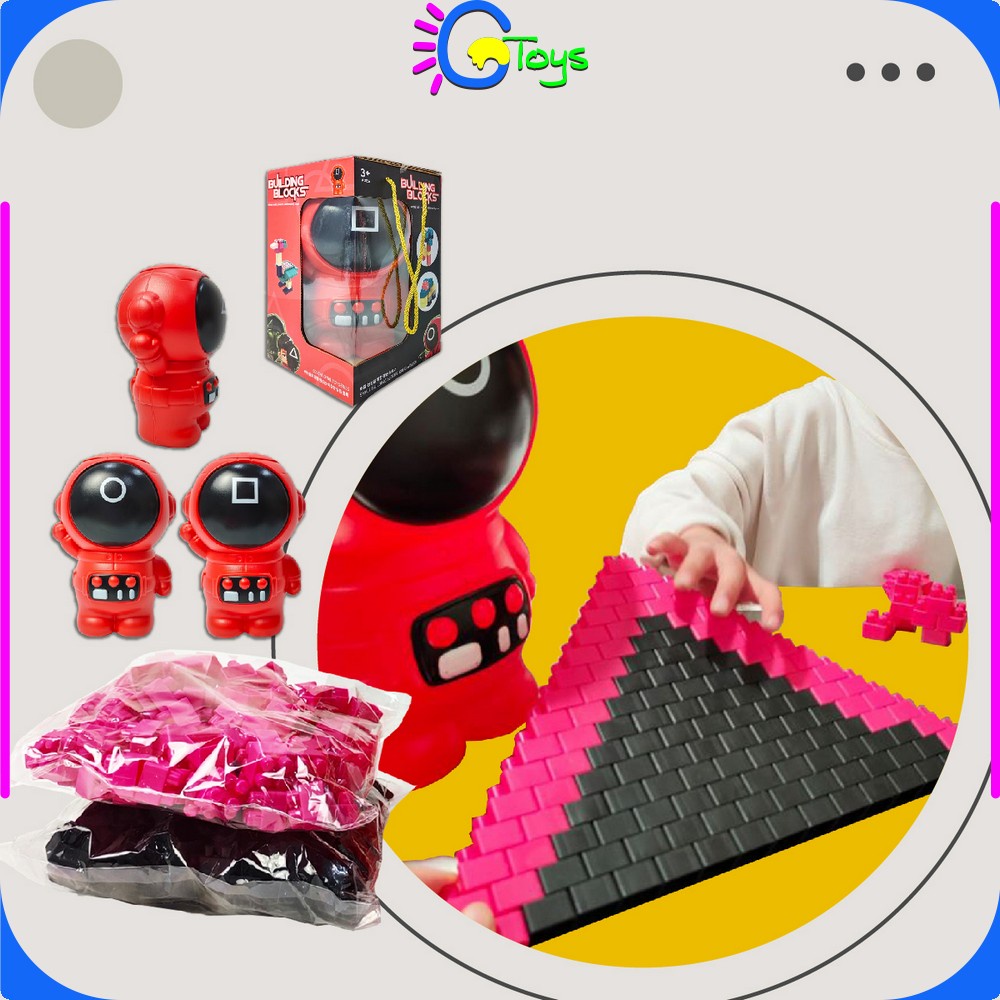 Jual CR-M237 Mainan Minicraft Bulding Block Kids Toys Squid Game ...