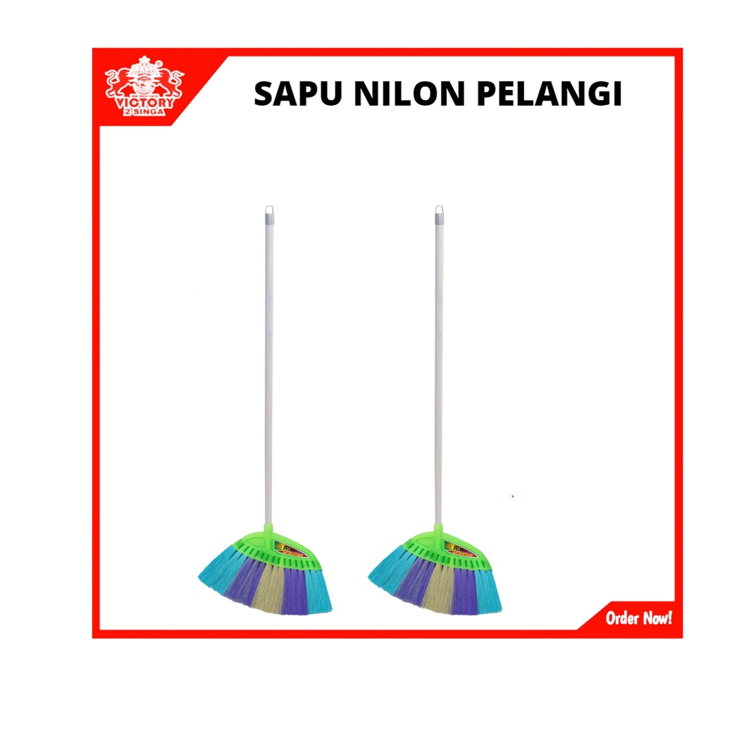 Jual SAPU NILON PELANGI/SAPU NILON OBRAL/ SAPU LANTAI NILON/ SAPU ...
