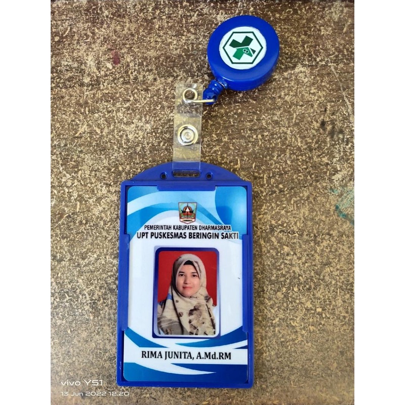 Jual Cetak ID Card Set Yoyo Custom bisa satuan Card Holder Kulit ...