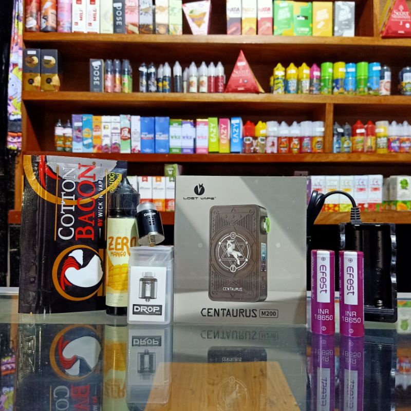 Jual CENTAURUS M200 BY LOSTVAPE 0AKET SIAP KEBUL KOMPLIT VAPE VAPOR ...