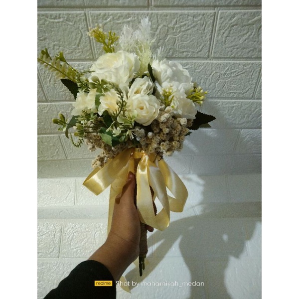 Jual handbouquet wedding bunga nikah bunga buket | Shopee Indonesia