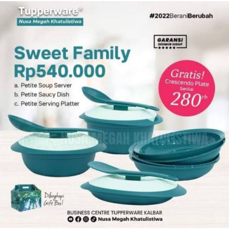Jual Sweet Berries Tupperware / Sweet family tupperware / purple daisy ...