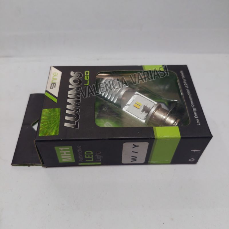 Jual LAMPU LED MOTOR NINE LUMINOS DAN LUXIMOS H6 PNP COB 2 SISI ...