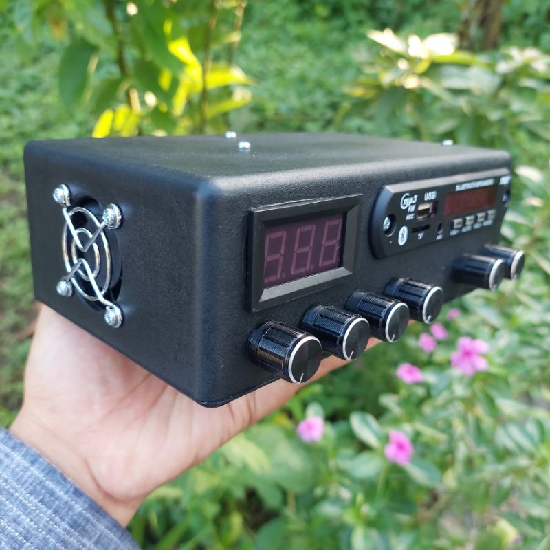 Jual Power clas D 120w x2 exstra vol meter dan kipas | Shopee Indonesia
