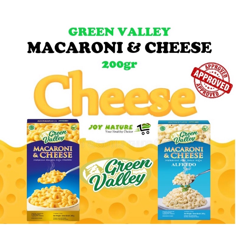 Jual Green Valley Macaroni & Cheese 200gr - Mac n Cheese | Shopee Indonesia