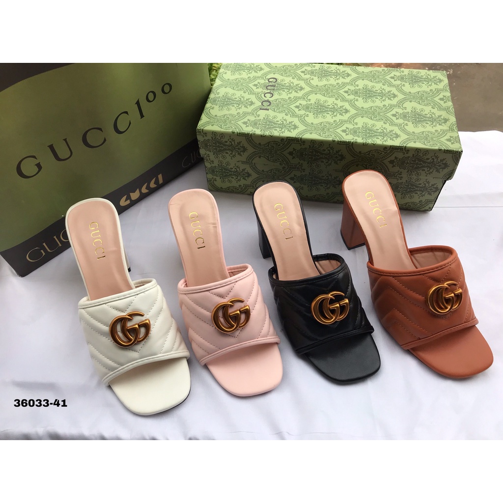 Jual 36033-41 Gucc1 Double Logo Slip On (SM) | Shopee Indonesia