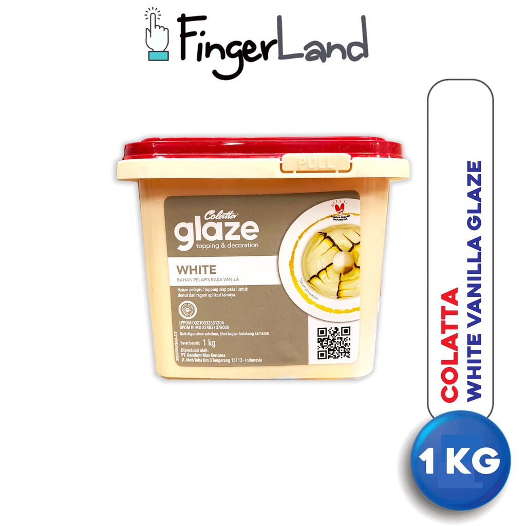 Jual COLATTA Glaze White 1 KG Topping Rasa Vanila | Shopee Indonesia