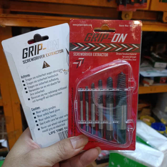 Jual grip-on tap balik 6pcs grip on / screen extractor set DT | Shopee ...