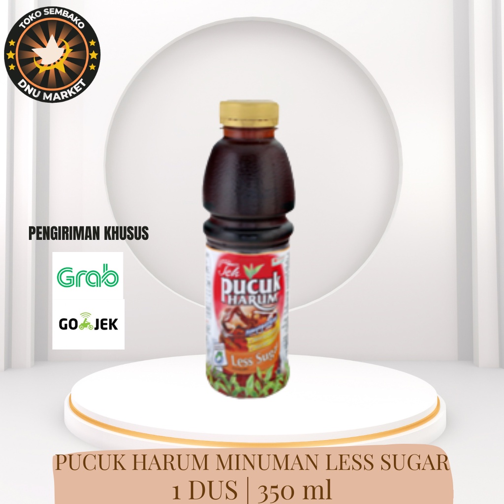 Jual PUCUK HARUM MINUMAN TEH MELATI ATAU LESS SUGAR BOTOL 350mL [KARTON ...