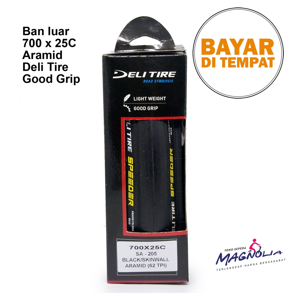 Jual Ban Luar Sepeda 700 x 25C (25x622) Balap Roadbike DeliTire | Shopee Indonesia