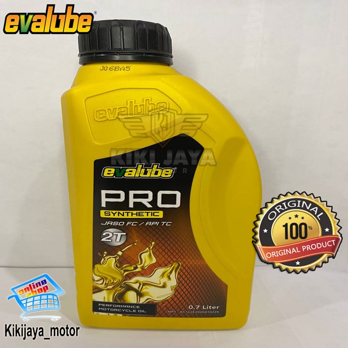 Jual OLI MOTOR EVALUBE 2T PRO SYNTHETIC (0,7L) | Shopee Indonesia