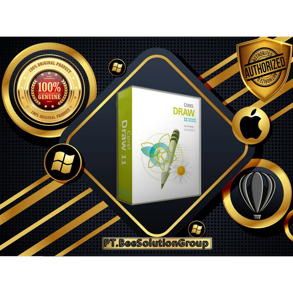 Jual Corel DRAW 11 Graphics Suite Macintoch Windows Includes COREL R.A ...