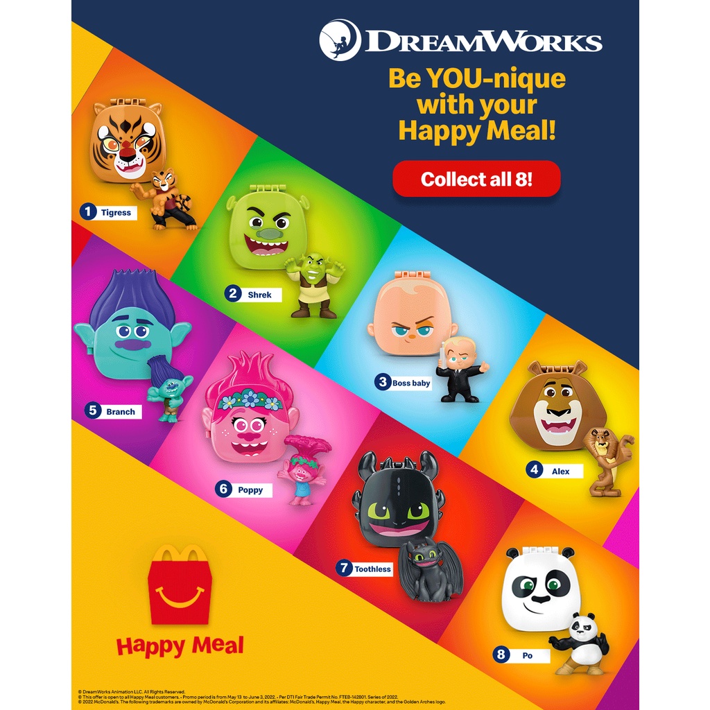 Jual Mainan Anak Hadiah Happy Meal Meals McD McDonald McDonalds McDonald's Dream Works ...