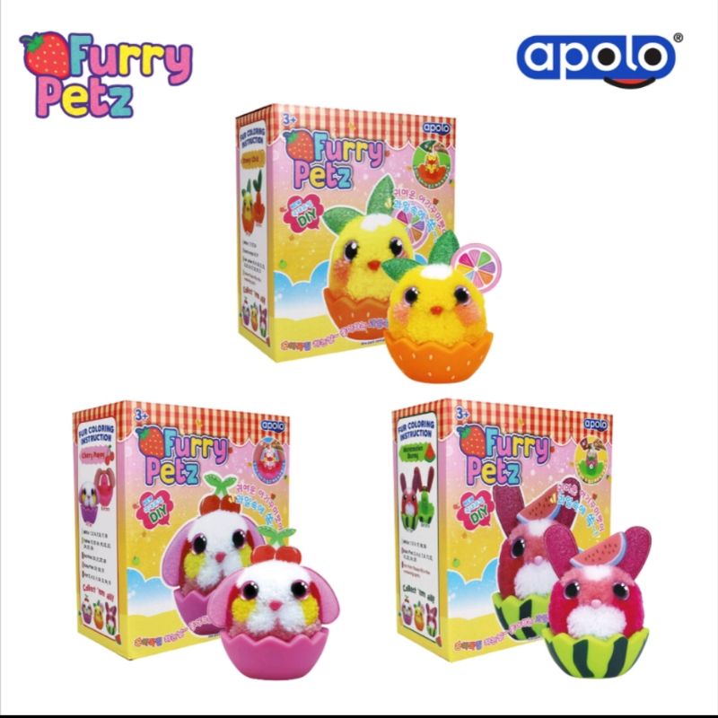 Jual MAINAN ANAK APOLO FURRY PETZ ORIGINAL | Shopee Indonesia