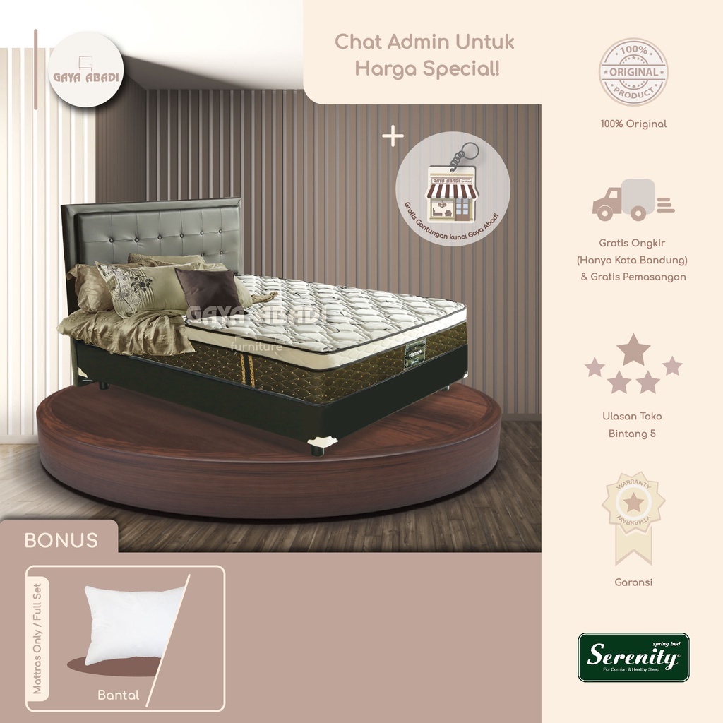 Jual Springbed Serenity Eternity / Kasur Serenity Eternity - Serenity ...