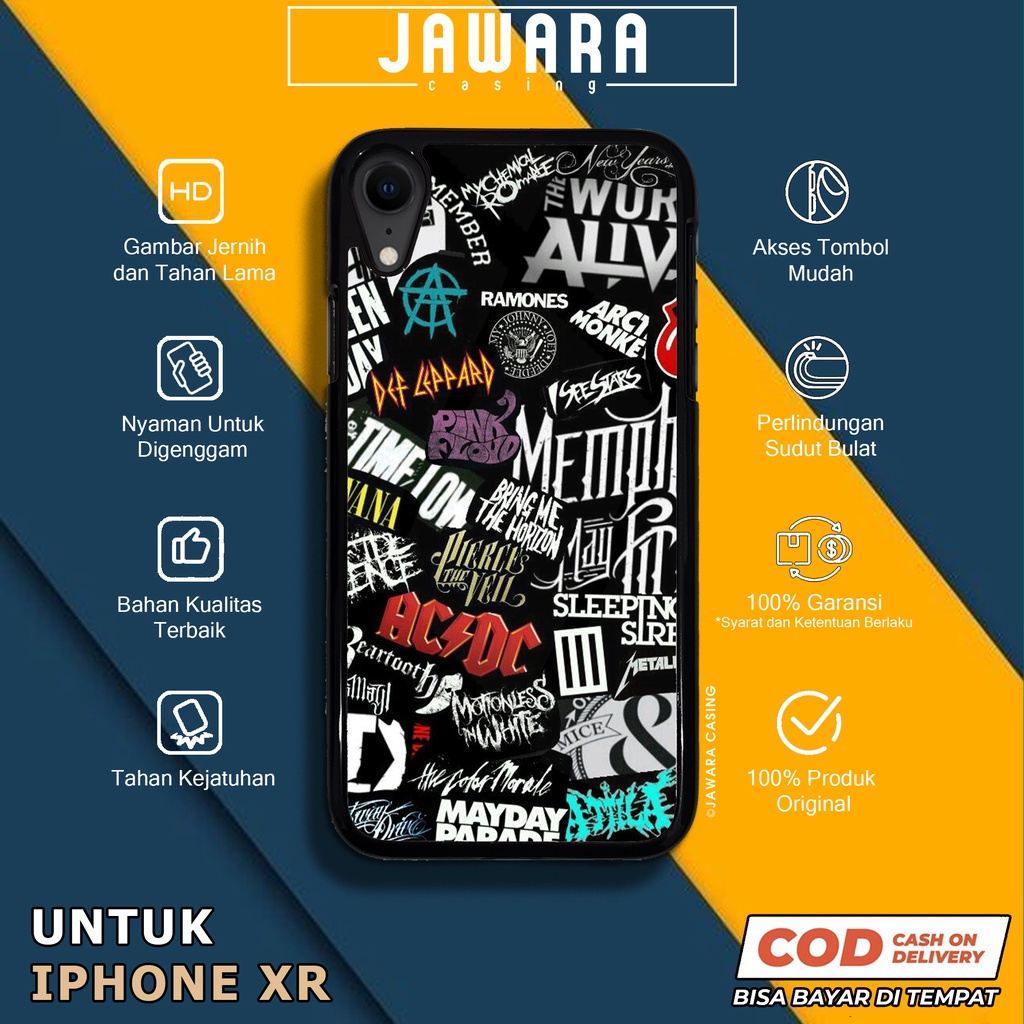 Jual Case iPhone XR Casing iPhone XR Jawara Casing [MSCB] Case Glossy ...