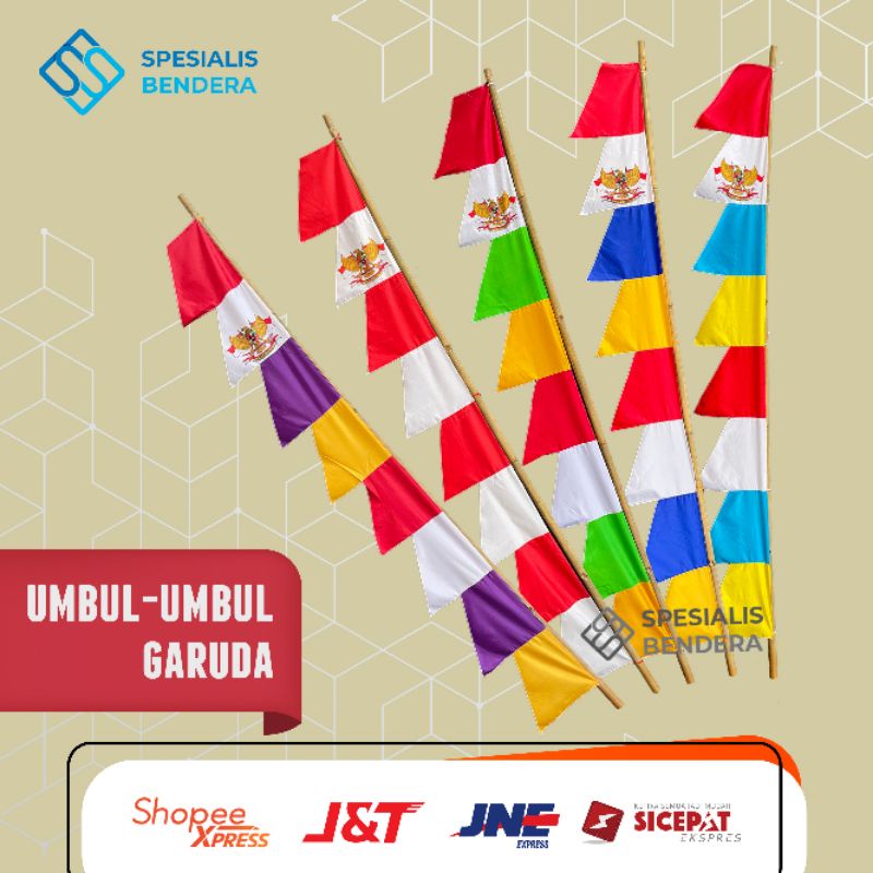 Jual BENDERA UMBUL UMBUL GARUDA 8 MATA MURAH | Shopee Indonesia