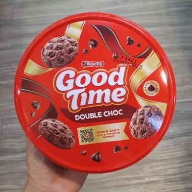 Jual Arnotts GOODTIME biskuit cookies 149gr good time DOUBLE CHOCO Tin ...