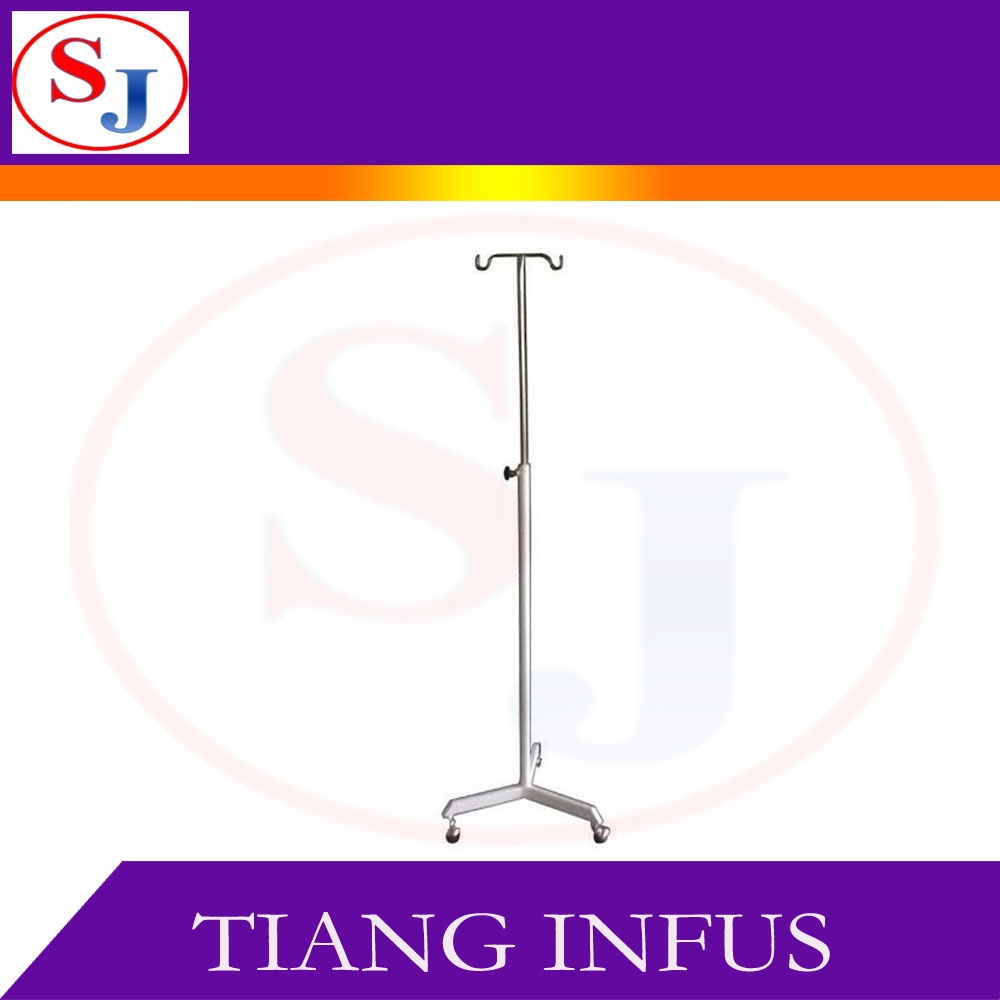Jual TIANG INFUS KNOCK DOWN BAHAN BESI PUTIH | Shopee Indonesia