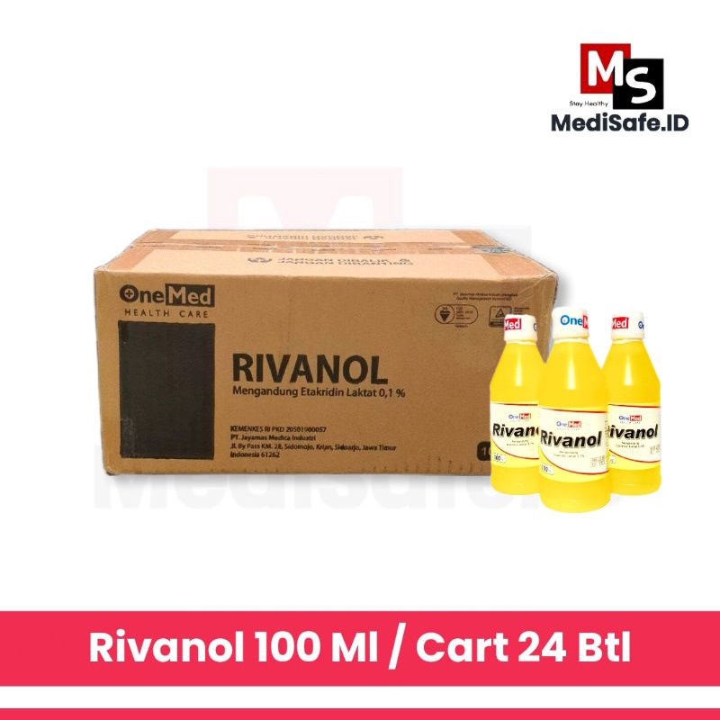 Jual Rivanol 100 ml OneMed Harga / Carton (24 Btl) | Shopee Indonesia