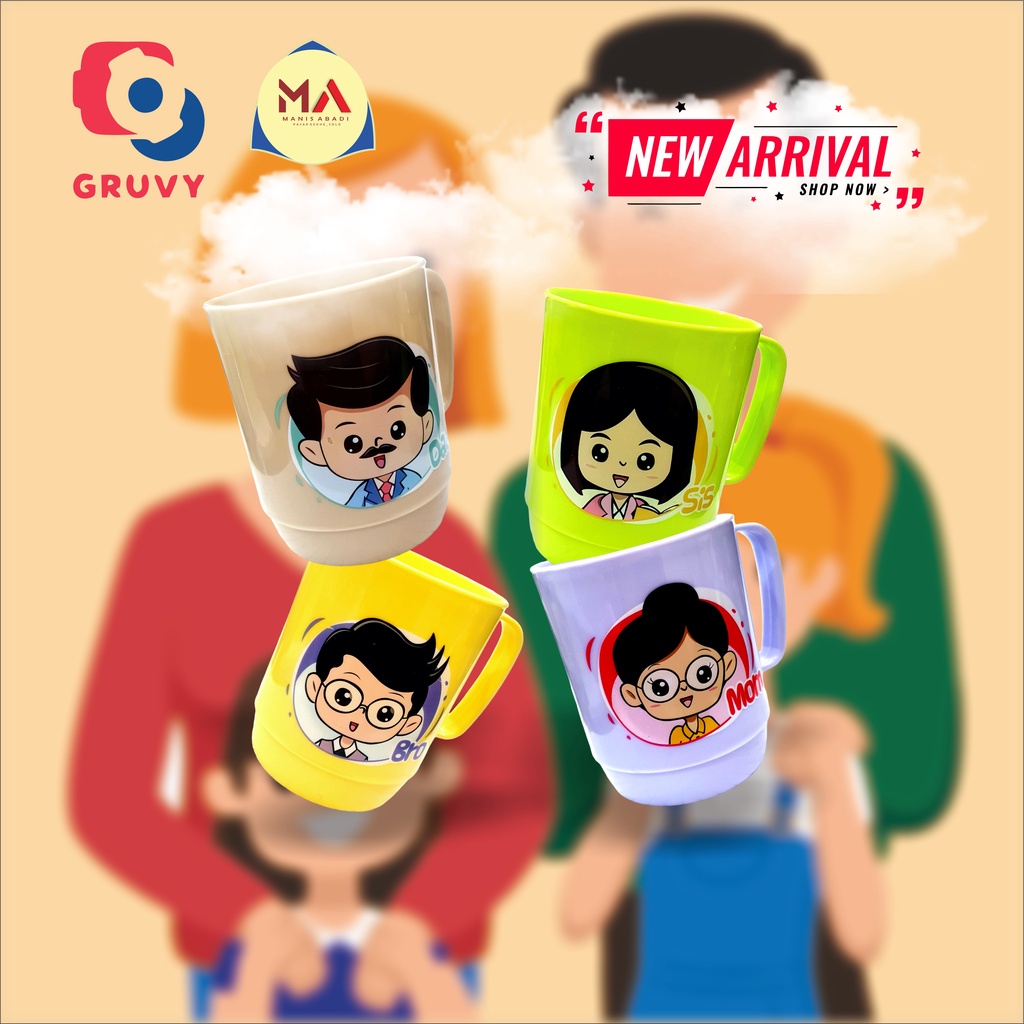 Jual GELAS MUG FAMILY / GELAS CANGKIR PLASTIK KARAKTER MY FAMILY ... Jual GELAS MUG FAMILY / GELAS CANGKIR PLASTIK KARAKTER MY FAMILY ...