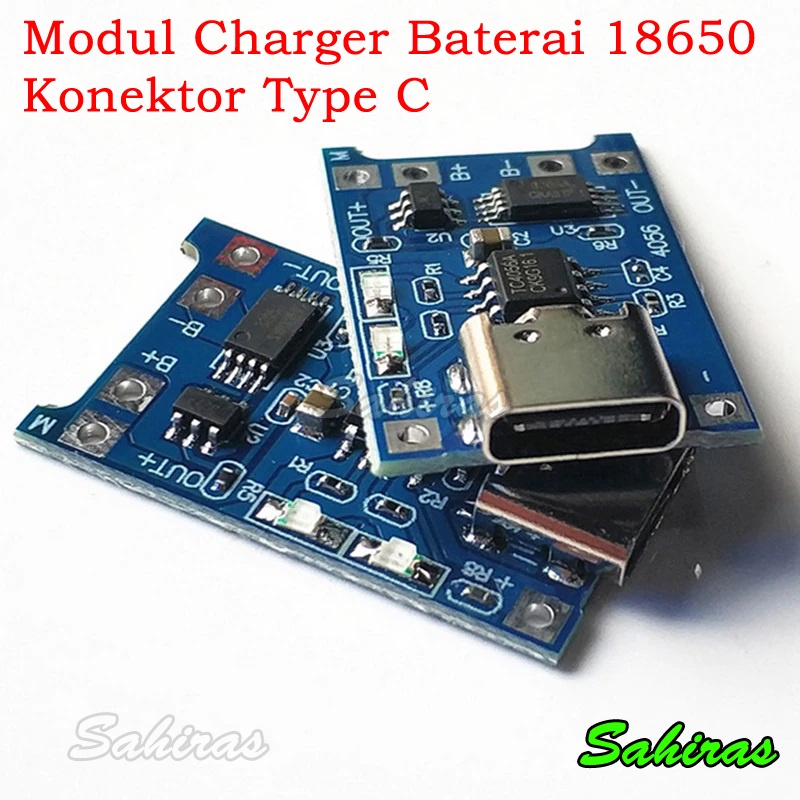 Jual Modul Charger TP4056 Ces Baterai 18650 Dengan Proteksi Tipe USB ...