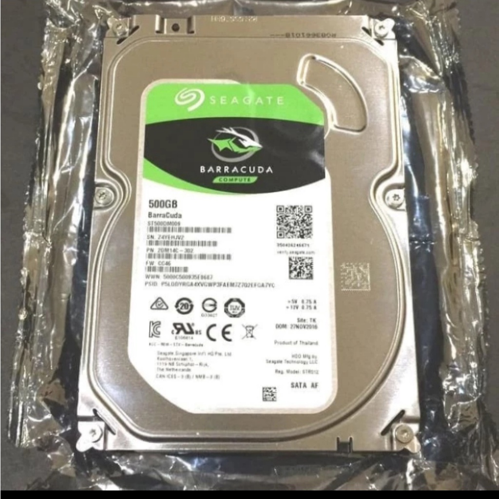Jual Hdd/hardisk 500gb barracuda pc/cctv | Shopee Indonesia