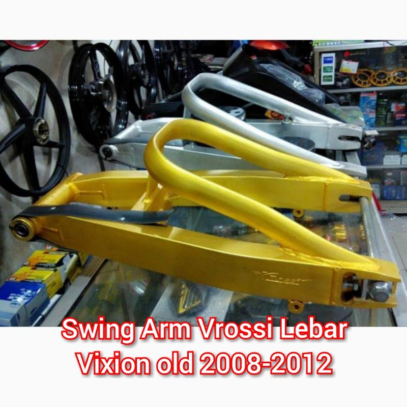 Jual SWING ARM V ROSSI VIXION OLD Swing arm Vrossi Vixion lama sasis ...