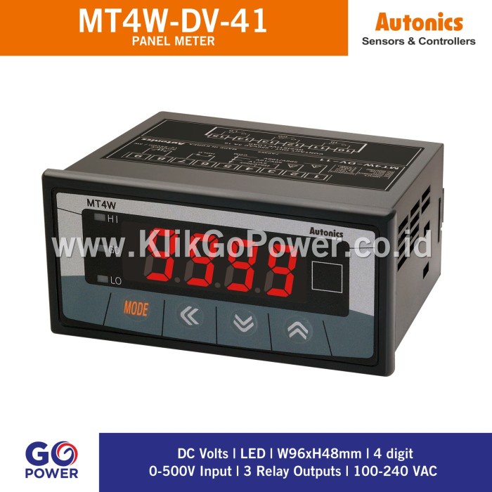 Jual Autonics Panel Meter Mt4W-Dv-41 | Shopee Indonesia