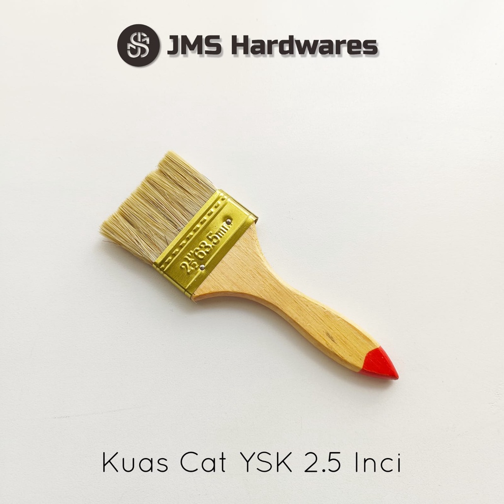 Jual KUAS CAT YSK TYPE 633 BULU PUTIH GAGANG KAYU | Shopee Indonesia