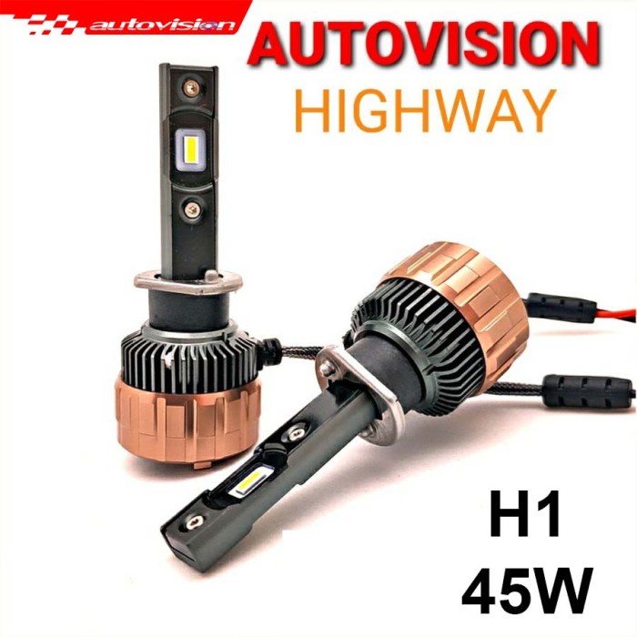 Jual Lampu Mobil LED H1 Autovision Highway Putih 6000K Grs 1 Tahun ...