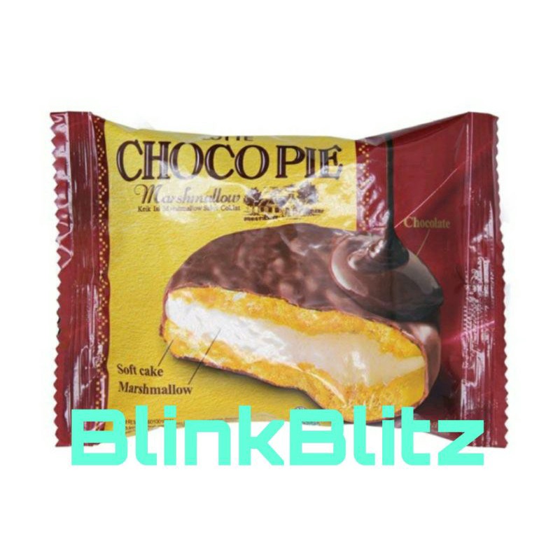 Jual SACHET Lotte Choco Pie Chocolate Marsmellow Biskuit Biscuit ...