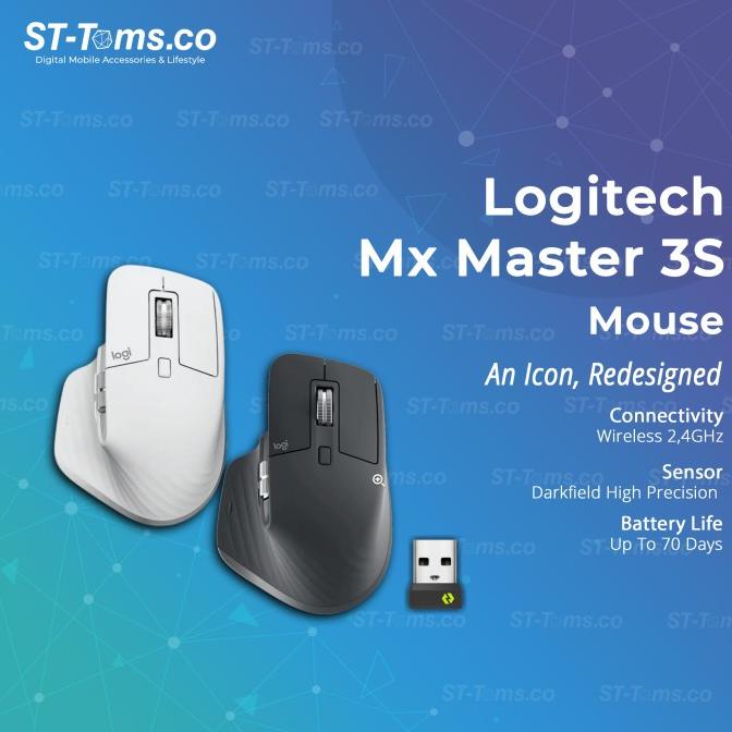 Jual Logitech MX Master 3S Wireless Mouse with Dongle Ultra-Fast Scrolling | Shopee Indonesia