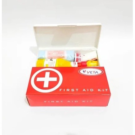 Jual Kotak P3K Isi Lengkap First Aid Kit Kotak P3K Mobil Merk VETA ...