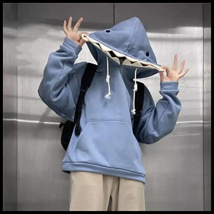 Jual Funny Shark Bordir Sweater Hodie Lucu Unisex Ph | Shopee Indonesia