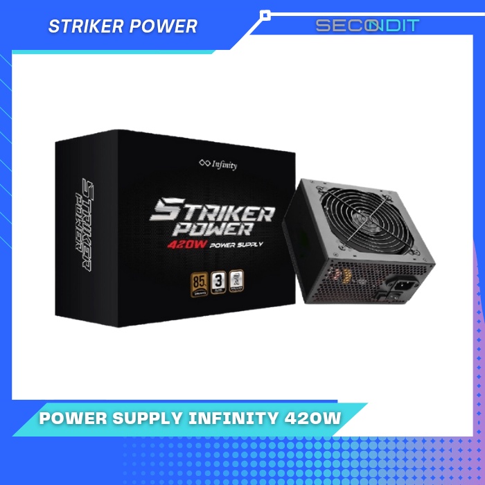 Jual power supply psu 420watt infinity striker power 400w | Shopee ...