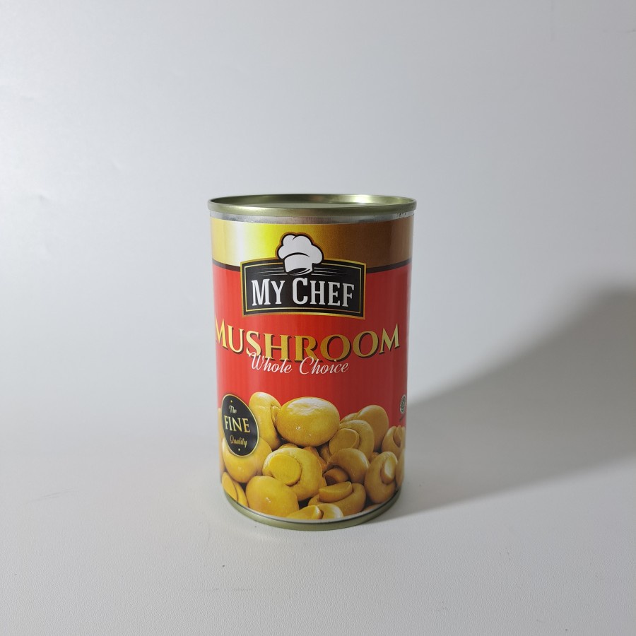 Jual Jamur Kaleng My Chef /Whole Mushroom / Jamur Kancing 425gr Ready ...