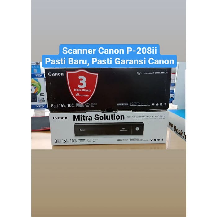 Jual Scanner Canon Formula P-208II Portable P 208 ii Baru garansi | Shopee Indonesia