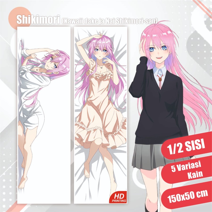 Jual Dakimakura Shikikomori Kawaii Dake Ja Nai Shikikomori San 150x50