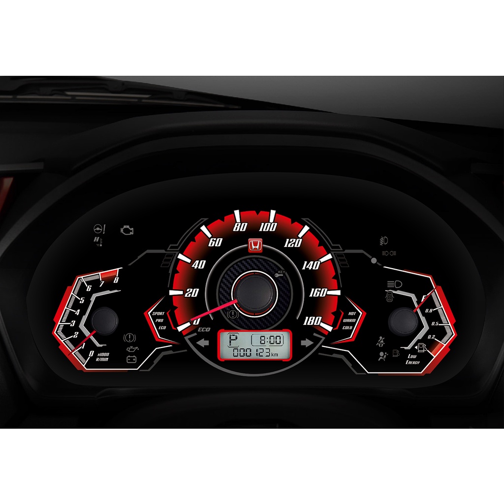 Jual Custom Speedometer Brio/Mobilio Speed Red | Shopee Indonesia