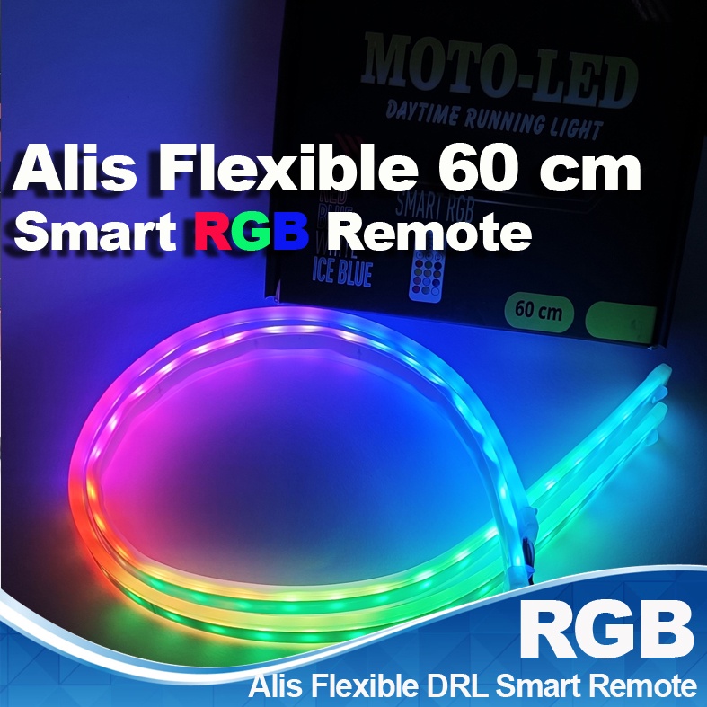 Jual Alis Smart RGB Remote 60 Cm | Lampu LED Alis Flexible RGB Remote ...