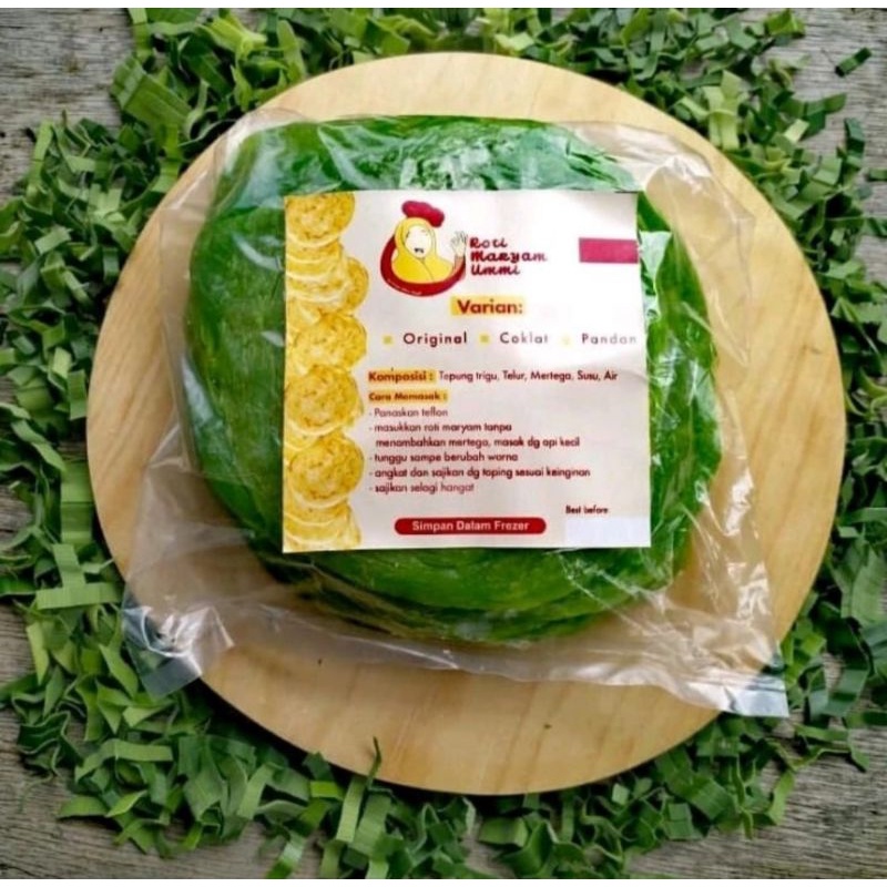 Jual UMMI Roti Maryam Rasa Pandan 1 Pack isi 5 Pcs | Shopee Indonesia