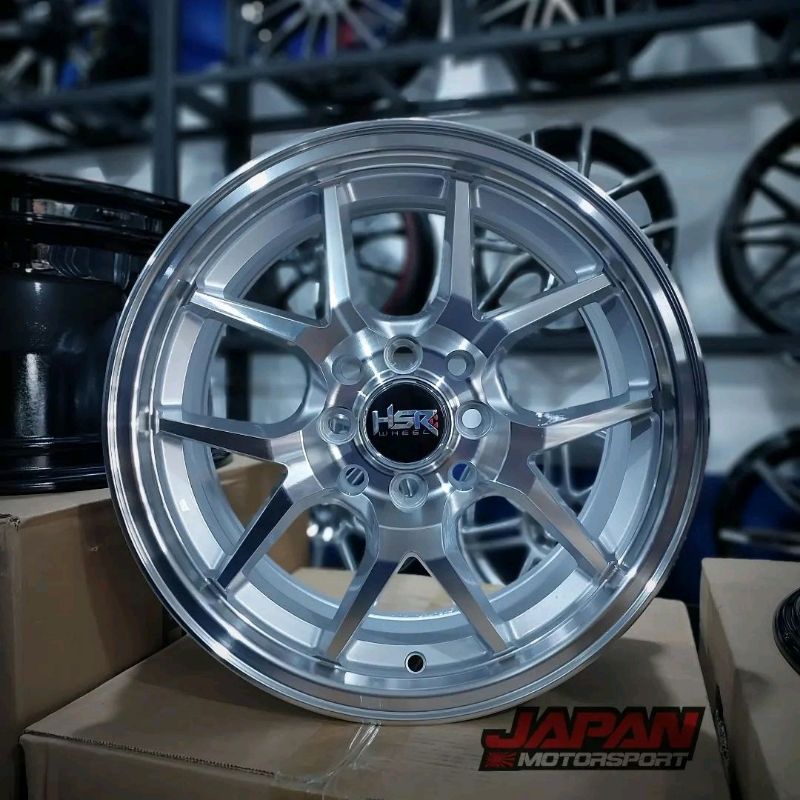 Jual Velg Racing HSR Hyura Boroko Ring15 Buat Mobil Brio Jazz Mobilio Datsun Calya Sigra Ayla ...