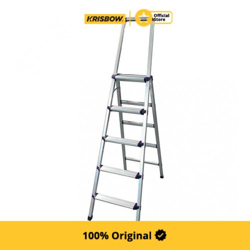 Jual Krisbow Ladder Step Tangga Lipat Aluminium 5 Step | Shopee Indonesia