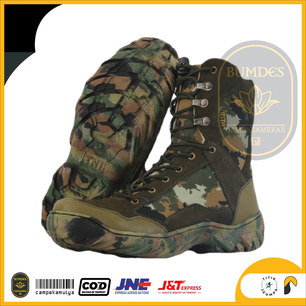 Jual Sepatu Pdl TNI loreng kostrad terbaru | Shopee Indonesia
