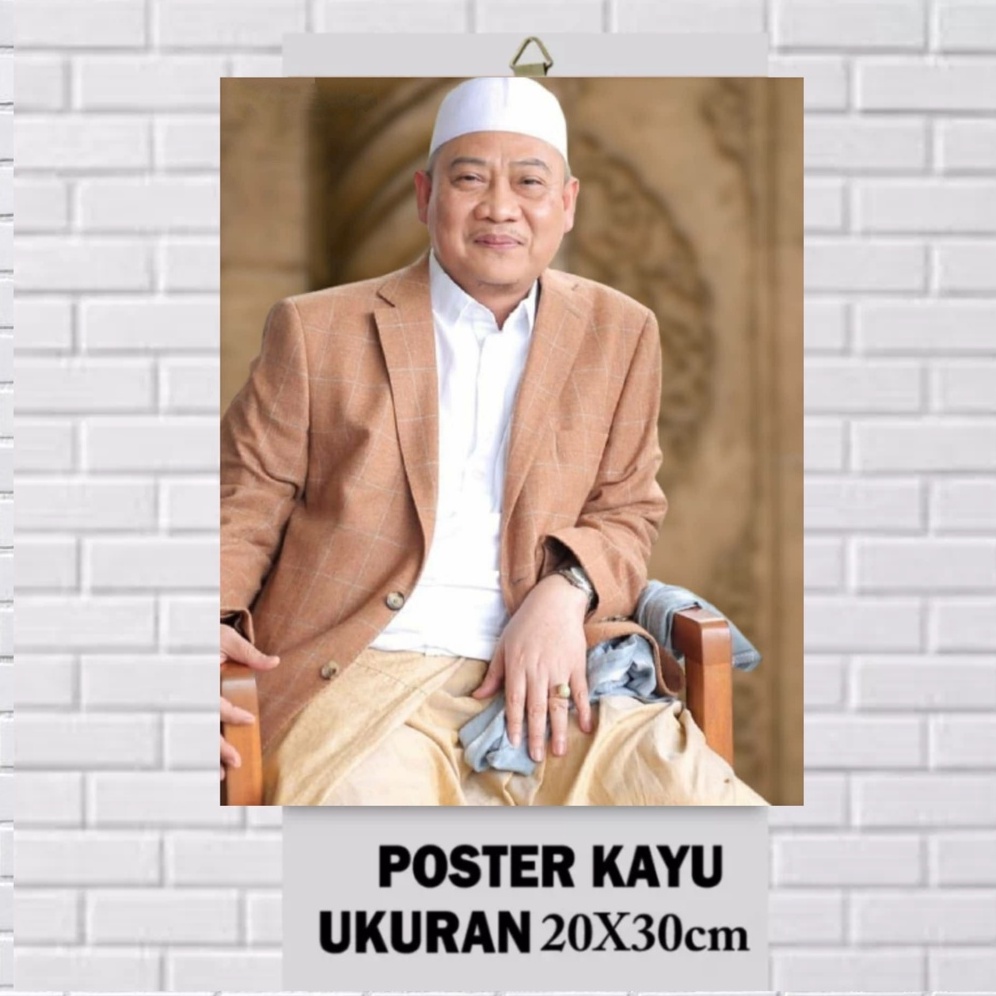 Jual POSTER KAYU ABUYA UCI TURTUSI/POSTER PAPAN MDF/FOTO POSTER ABUYA ...
