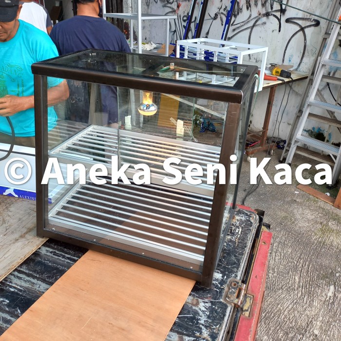 Jual Etalase Kfc Fried Chicken Ayam Goreng Kaca Alumunium Cokelat Gelap ...