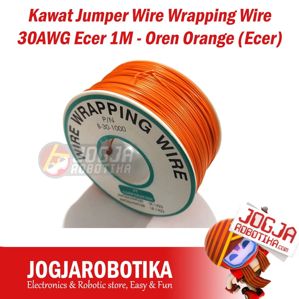 Jual Kawat Jumper Wire Wrapping Wire Kabel PCB Breadboard 30AWG 1 Meter ...