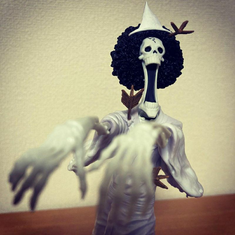 Jual Action Figure Bonekichi Brook Otama One Piece Figuarts Zero ...